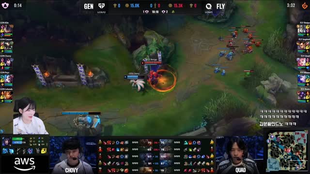 [클립]GenG vs FLY ] 젠지젠지젠지젠짖ㄴ지제진제진#Worlds2024 | SOOP VOD
