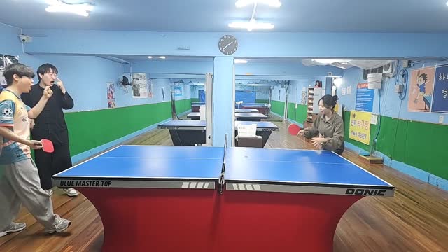 [캐치]서쫑알 상호x클리드 탁구대결 대이요의 작전타임 후 2득점!! feat. vs 클리드, 이상호 | SOOP VOD