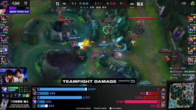 [캐치]김민교x이상호 T1 vs BLG 월즈 결승전 #Worlds2024 | SOOP VOD
