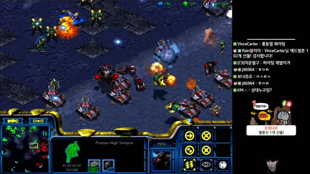 [클립]씨나인 스타 김택용 씨나인vs정선대 대학대전출격 ^^이기자 | SOOP VOD