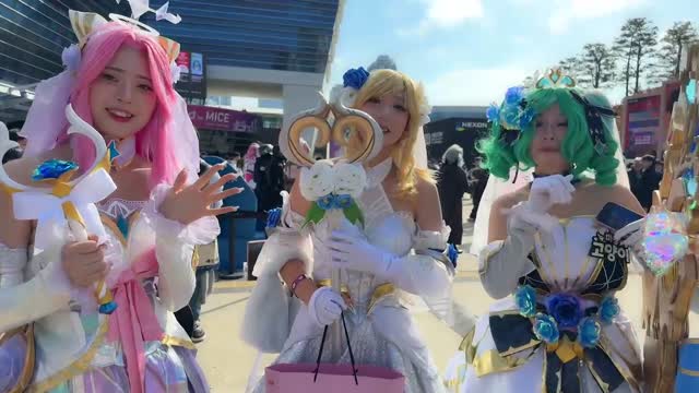 [캐치]2024지스타 3일차 장원영 찍으러 왔습니당/일본인 | SOOP VOD