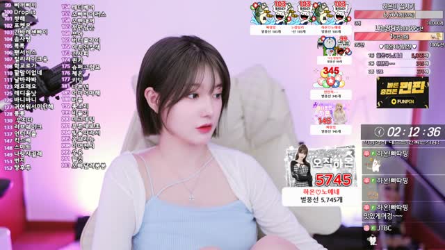 [클립] 하온♡에게 별풍선 12445개 선물 | SOOP VOD