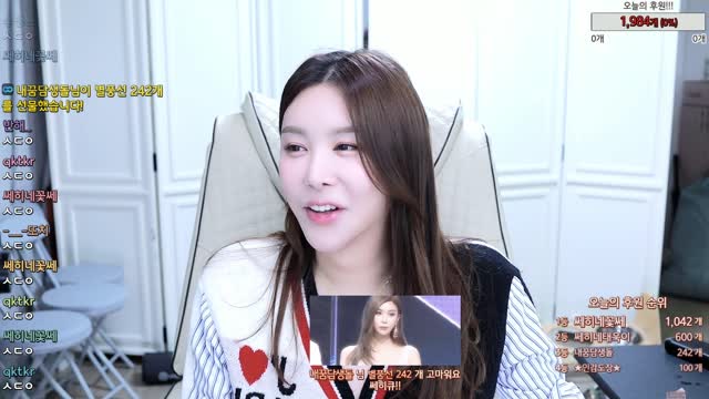 [클립] BJ쎄히에게 별풍선 2842개 선물 | SOOP VOD