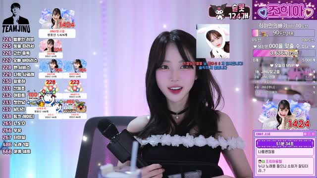 [클립] 조희아에게 별풍선 124개 선물 | SOOP VOD