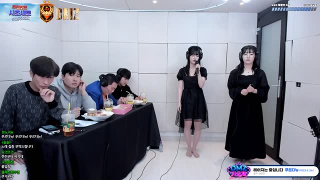 [클립]DMZ가요제 세미파이널 9강 심사위원 빵훈,박퍼니,조경훈 | SOOP VOD