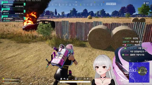 [캐치][버추얼 배그대전 2라] DMR킬하는 뽀린걸 | SOOP VOD