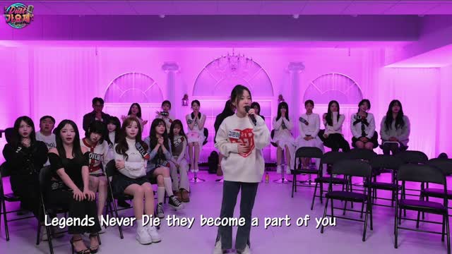 [캐치]롤드컵 노래를 부른다고? 강은아 - legends never die | SOOP VOD