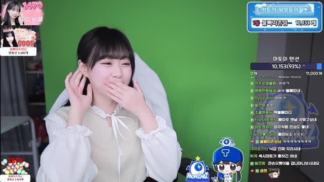 [클립] Fresh토마토에게 별풍선 1445개 선물 | SOOP VOD