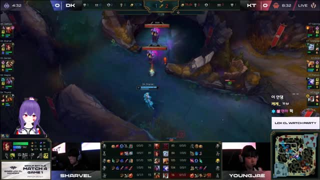 [캐치][01.14] LCKCL 원딜 일기토 솔킬 반응 | SOOP VOD