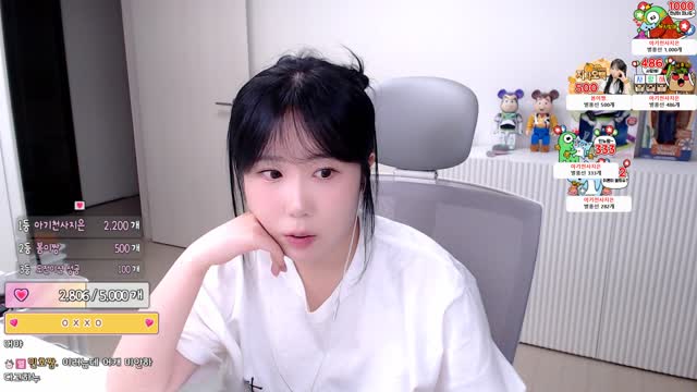 [클립] 지은짱.에게 별풍선 500개 선물 | SOOP VOD