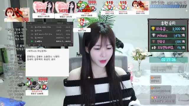 [클립] 키모야에게 별풍선 1475개 선물 | SOOP VOD