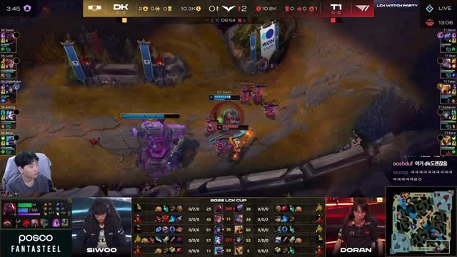 [캐치]김민교 LCK T1 vs DK 2일차 #LckWatchParty | SOOP VOD