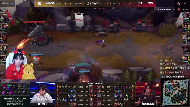 [캐치]임아니 [ T1 vs DRX 티원 첫경기 히히 무족권이기자 >ㅁ