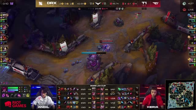 [클립][T1 vs DRX] 2025 LCK CUP | SOOP VOD
