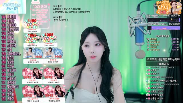 [클립] 이다니♥에게 별풍선 2842개 선물 | SOOP VOD