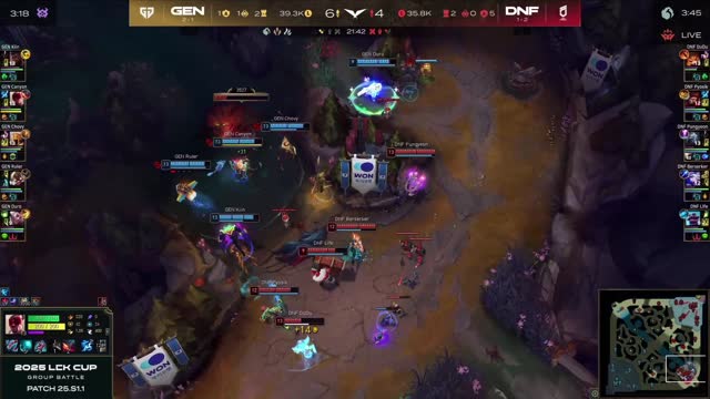 [클립][DNF vsGEN] 2025 LCK CUP | SOOP VOD