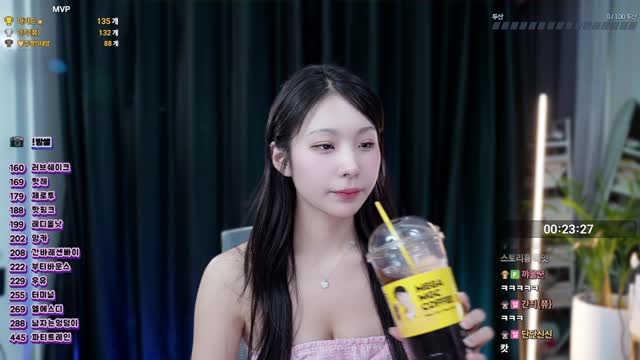 [클립] 쥬쨩에게 별풍선 1477개 선물 | SOOP VOD