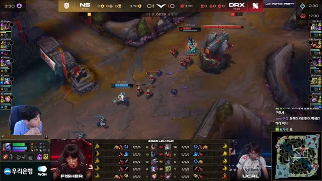[캐치]김민교 LCK NS vs DRX 다전제 첫피어리스 #LckWatchParty | SOOP VOD