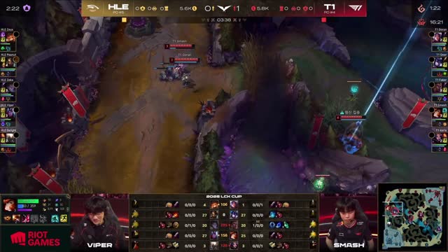 [캐치][T1 vs HLE] 2025 LCK CUP PLAYOFFS ROUND 1 | SOOP VOD