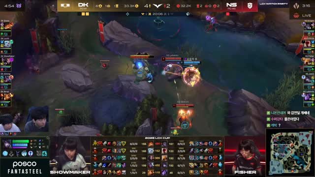 [클립]김민교x칸 DK vs NS 플레이오프 #LckWatchParty | SOOP VOD