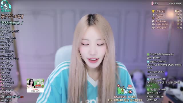 [클립] 민서율♡에게 별풍선 146개 선물 | SOOP VOD