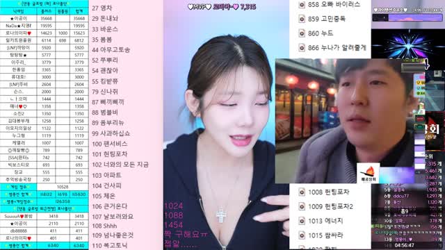 [클립] 로나야~♥에게 별풍선 1454개 선물 | SOOP VOD