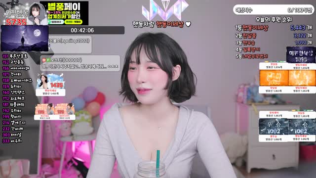 [클립] 햇동이♥에게 별풍선 1435개 선물 | SOOP VOD