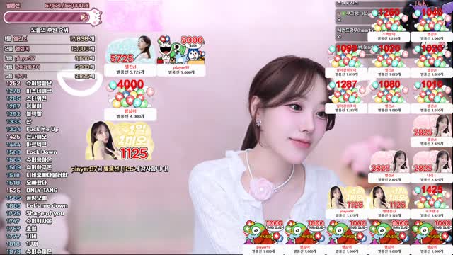 [클립] 미오탱에게 별풍선 1125개 선물 | SOOP VOD