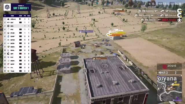 [클립][배그]2025 PWS DAY 3 1라운드 사고 날뻔한 GP | SOOP VOD