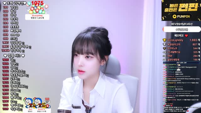 [클립] 혜모찌♥에게 별풍선 1111개 선물 | SOOP VOD