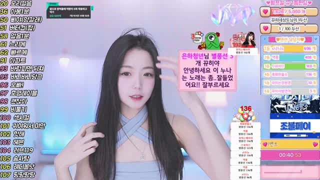 [클립] ♥뀨히♥에게 별풍선 192개 선물 | SOOP VOD