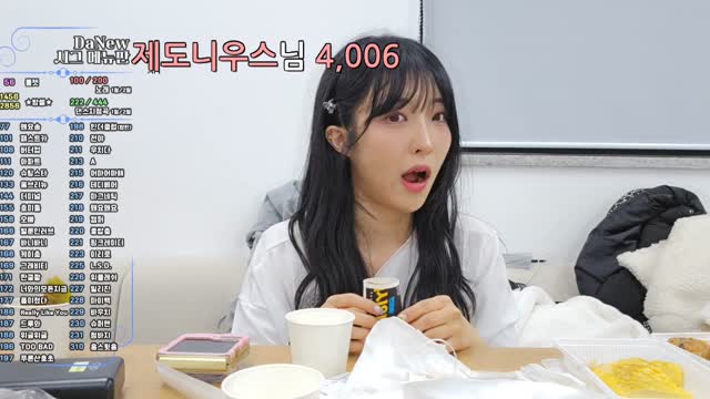 [클립] 다뉴에게 별풍선 1456개 선물 | SOOP VOD