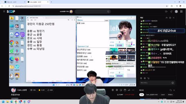 [클립] 이경민+_+.에게 별풍선 777개 선물 | SOOP VOD