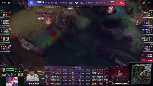 [캐치][T1 vs GEN] 2025 LCK | SOOP VOD