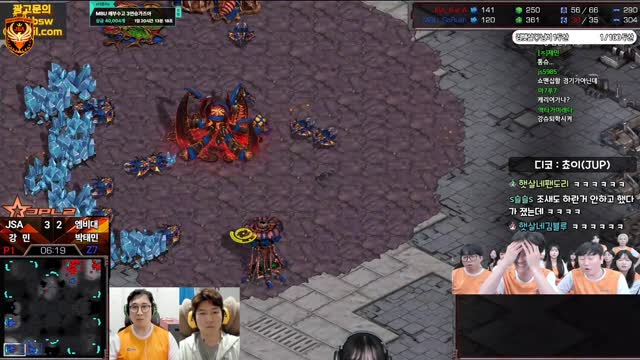 [클립][JSA🐦‍🔥] 햇살 JPL 우리학교 VS MB대 JSA화이팅!!!! 치어리햇+_+ | SOOP VOD