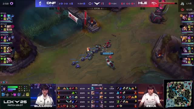 [캐치][DNF vs HLE] 2025 LCK | SOOP VOD