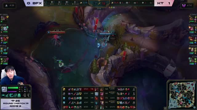 [클립]KT vs BFX | 2025 LCK CL ROUND 1 | SOOP VOD