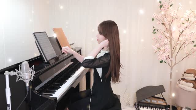 [클립]♧One More Time , One More Chance 영화 초속 OST ♤루나별피아노♧ | SOOP VOD