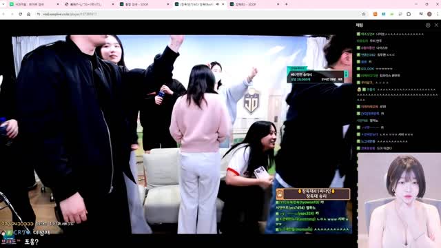 기뉴다x연두 포옹을 본 향이 반응 | SOOP VOD