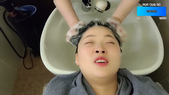 [클립]샴푸에 극락가는 김선영배우 닮은꼴의 스트리머 | SOOP VOD