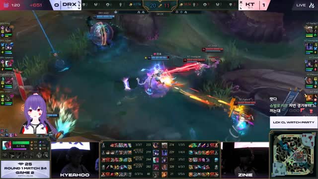 [캐치][04.22] LCK CL KT vs DRX 2SET 어마어마한 용앞 교전 ㄷㄷ | SOOP VOD