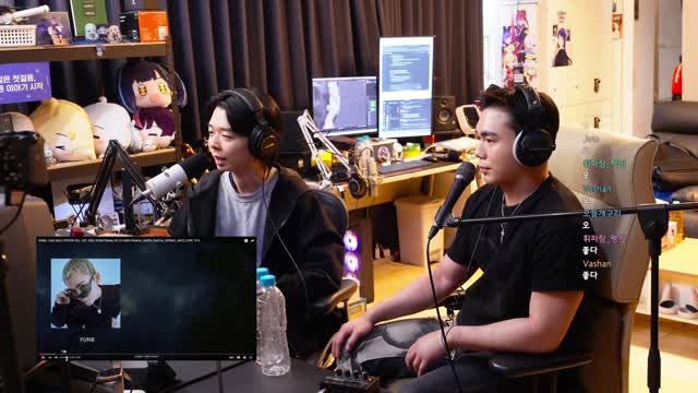 [클립]윤비 - SAD GAS CYPHER VOL.1 / 윤비&빕어 반응 1 | SOOP VOD