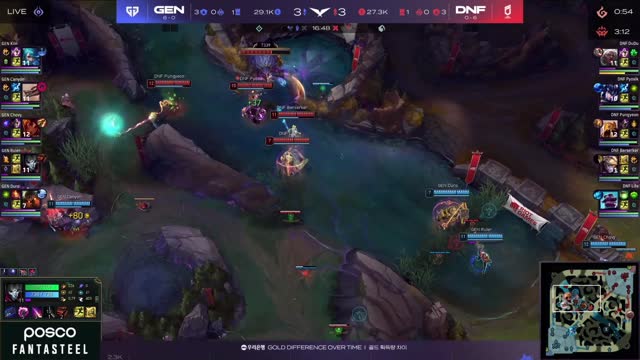 [클립]GEN vs DNF 16분 50초 | SOOP VOD