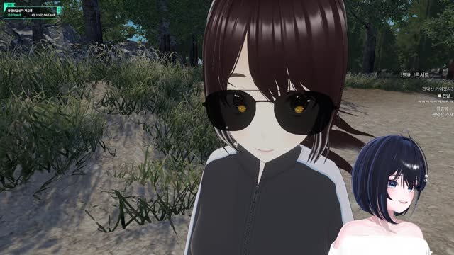 [클립]프리즈V 청계산 멤버즈(해리,구슬요,팀장님) / VR챗이 어색한 팀장님 | SOOP VOD