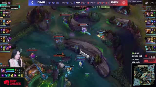 [캐치]BNK피어엑스 공식응원방 응원채팅실시간30일퀵뷰 #LCKwatchparty | SOOP VOD