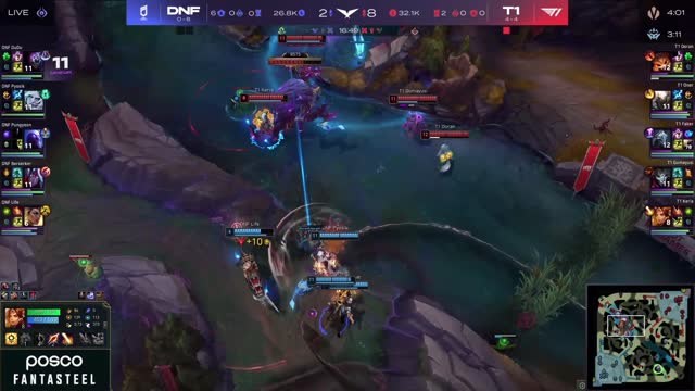 [클립][T1 vs DNF] 2025 LCK | SOOP VOD