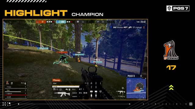 [클립] 파이널 스테이지 DAY 3 | PGS 7 17 게이밍 우승 | SOOP VOD