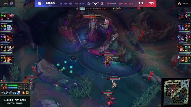 [캐치][T1 vs DRX] 2025 LCK | SOOP VOD