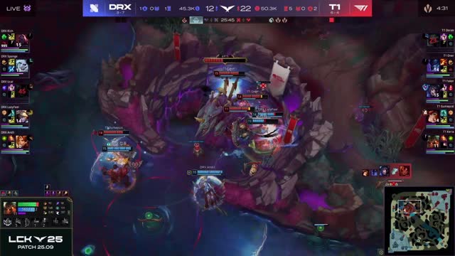 [클립][T1 vs DRX] 2025 LCK | SOOP VOD