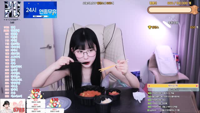 [클립] 팥순에게 별풍선 185개 선물 | SOOP VOD